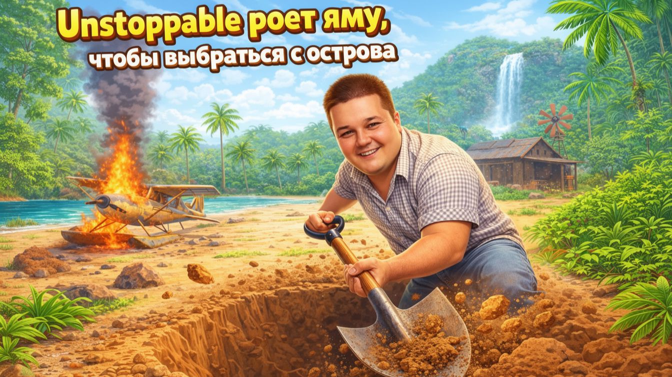 Новинка 2026! Dig Island. Начало. Рою яму, чтобы выбраться!