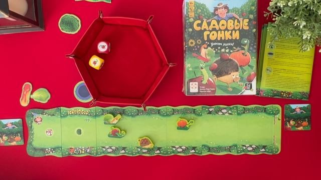 Летсплей настольная игра «Садовые гонки»