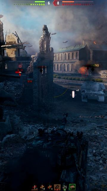 PTZ-78 - 5 Фрагов 12.3K DMG • #wot #PTZ78 #миртанков