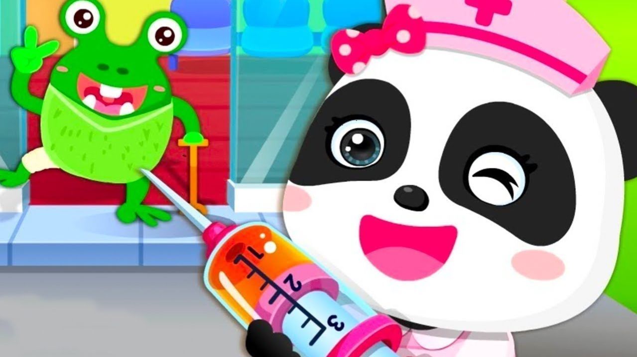 BabyBus: Город маленькой панды — лечим лягушку! 🐸🐼 Развивающий мультфильм для детей