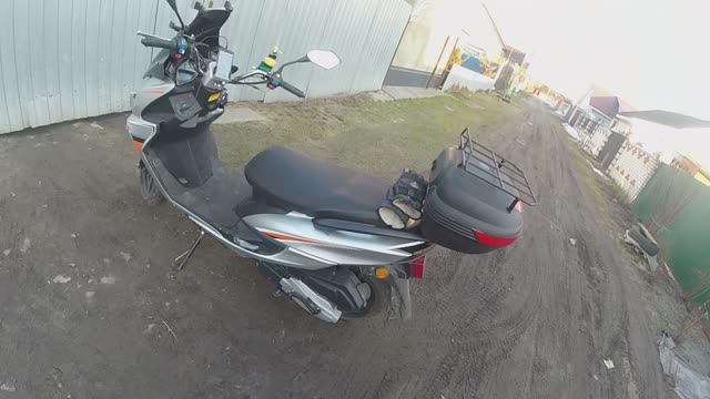 Скутер ГЭЛАКСИ после первых покатушек.ВЕРНУЛСЯ..