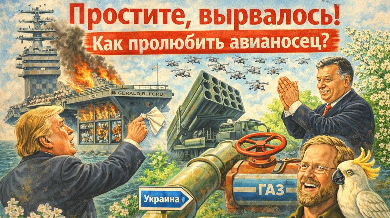 "Простите, вырвалось!" №377 | Просранный авианосец, газ и технологии // Трофим Татаренков