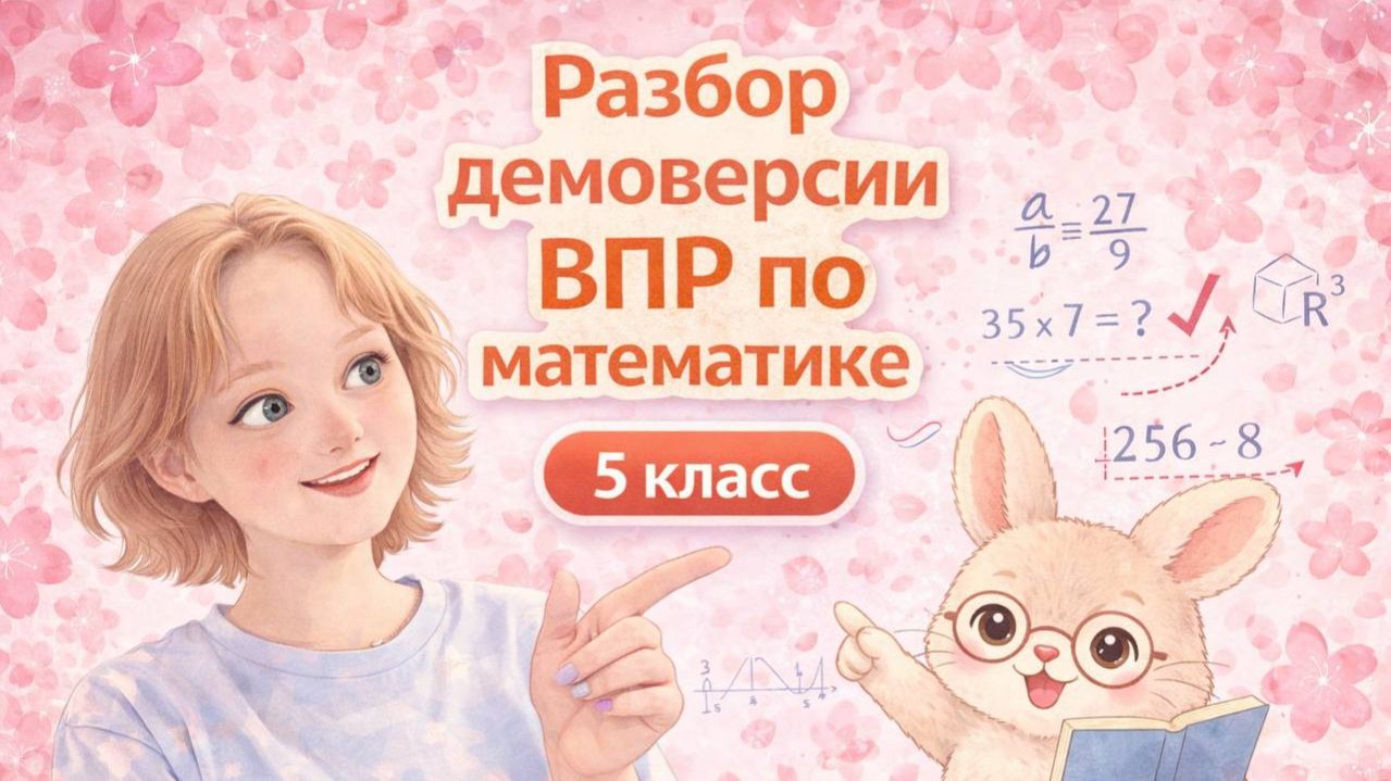 Разбор демоверсии ВПР по математике 5 класс | Подготовка без стресса