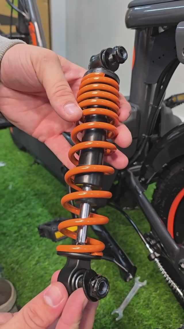 Установка амортизатора на электроскутер (электровелосипед) Ecodemes EVO 2-42. Честный знак и НДС 22%