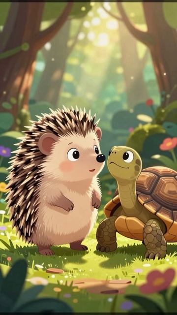 1 серия Черепашка Соня и ежик Пуфик