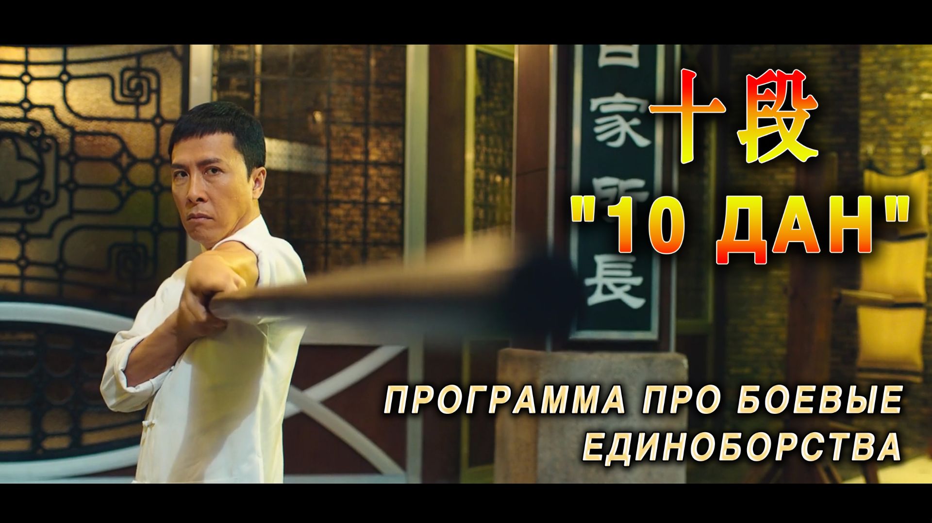 Программа "10 Дан".   Обзор защиты  для поединков на оружии.