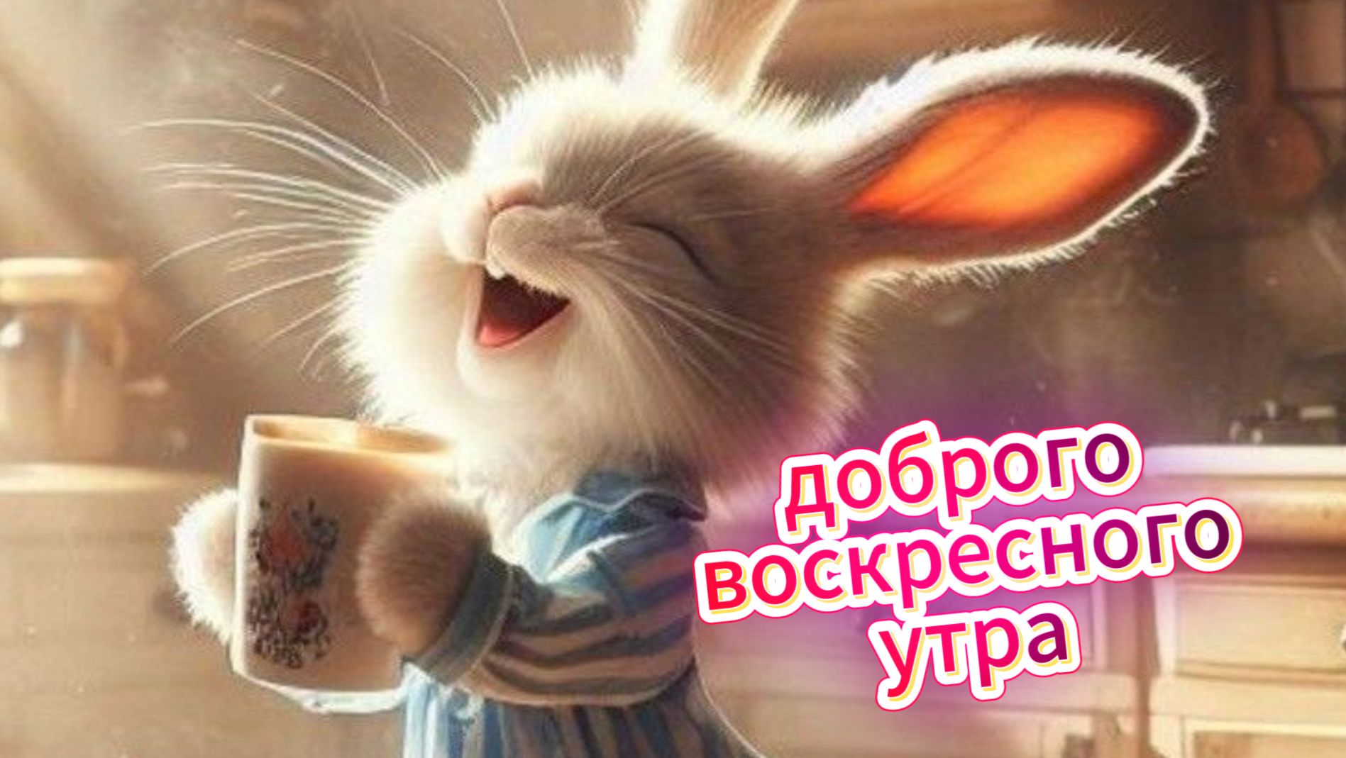 Пожелание доброго воскресного утра 💫 Самое счастливое утро воскресенья — музыкальная открытка  🌞