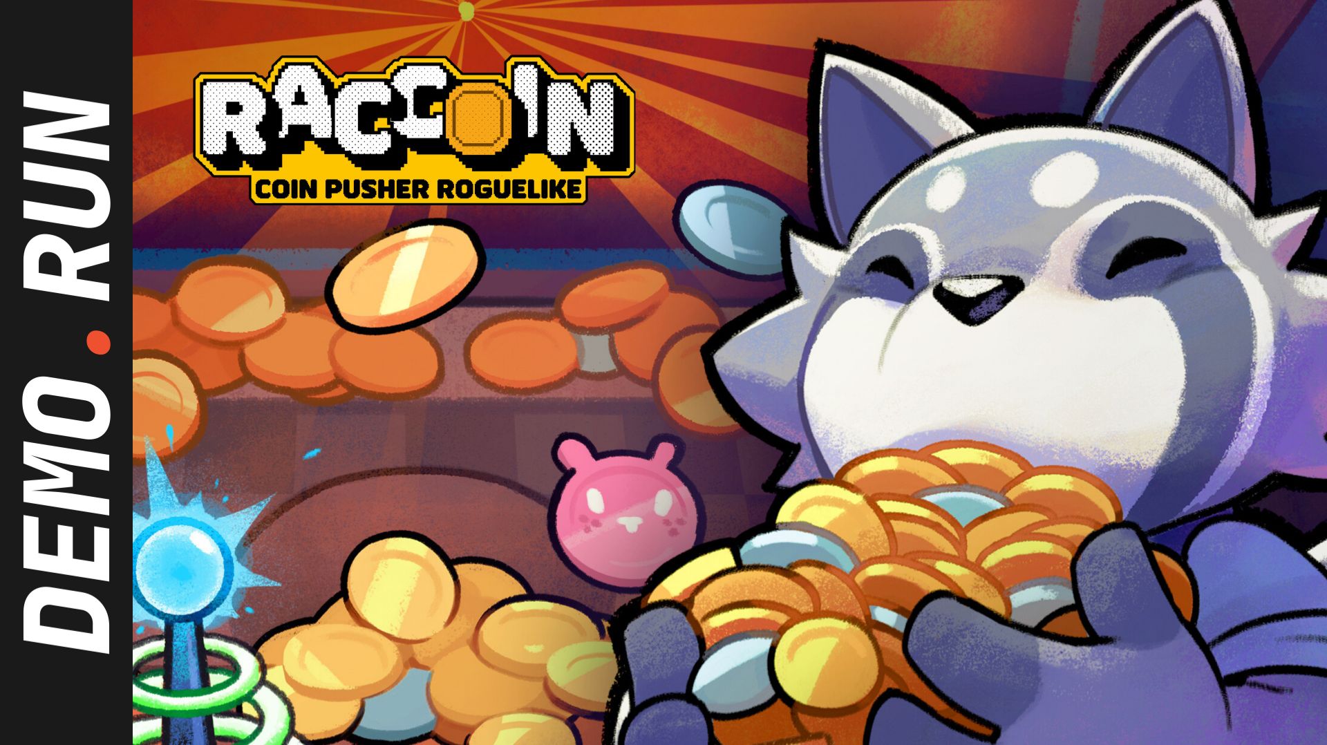 RACCOIN: Coin Pusher Roguelike - DEMO.RUN
