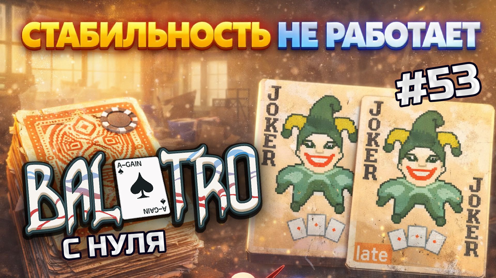 BALATRO С НУЛЯ #53 | ВСЁ БЫЛО СЛИШКОМ СТАБИЛЬНО: где весь мульт? / ABANDONED DECK, BLACK STAKE (L4)