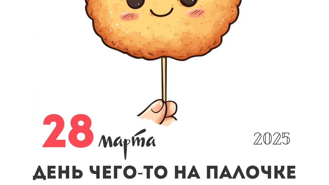 ДЕНЬ ЧЕГО-ТО НА ПАЛОЧКЕ (Something on a Stick Day) - США 2026-03-28