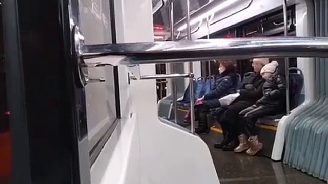 Поездка на Трамвае №4На Витязе-М №31278 (Метрогородок–3 ая Владимирская Улица) Москва 16.02.2023