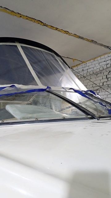 Разработка ходового тента на катер 2450