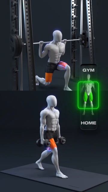 Замените тренажёр в спорт зале этим упражнениями. #sports