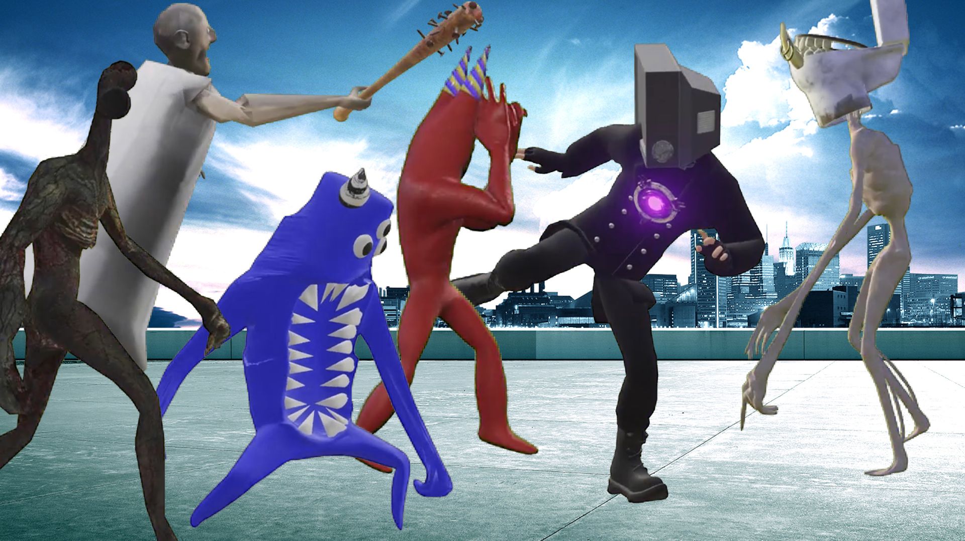 Сборник КАК МОНСТРЫ АТАКУЮТ ДРУГ ДРУГА! КТО ЖЕ ПОБЕДИЛ?