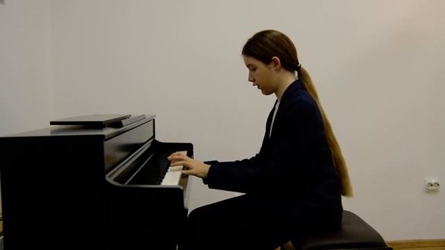 Сонатина C-dur Op 36 1 М Клементи Ученица школы YouPianist 12 лет