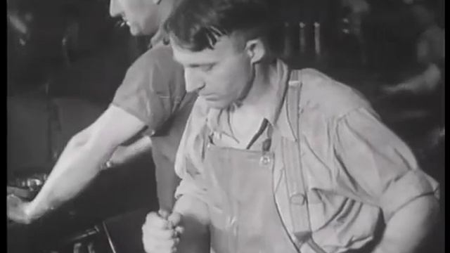 Производство «Шевроле» от литейного цеха до готовых автомобилей (1936)