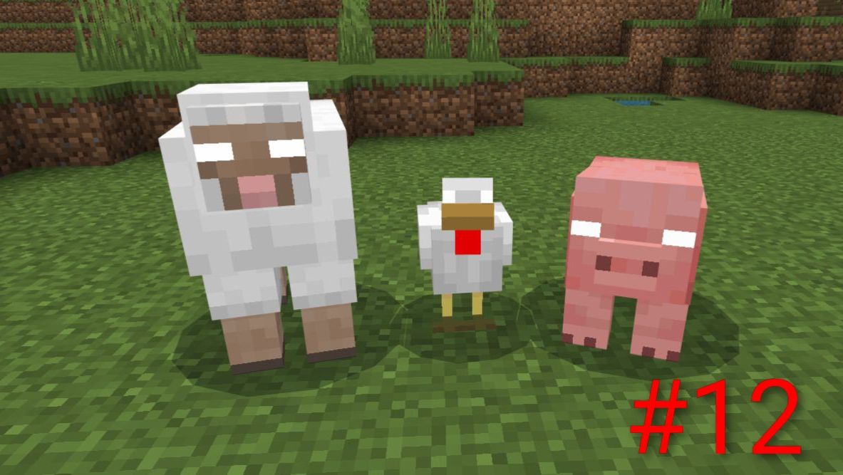 ч-12. Животные Херобрина. Выживание с ХЕРОБРИНОМ в Майнкрафт. ЧТО ЗА ДЕРЕВНЯ!