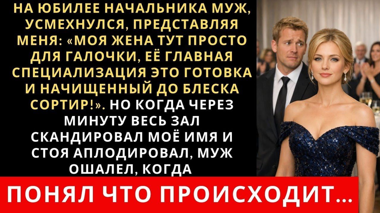 Истории из жизни| На юбилее начальника муж посмеялся надо мной |Аудио рассказы|Жизненные истории