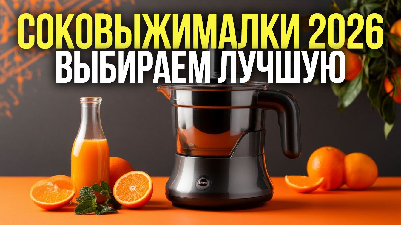 Лучшие шнековые соковыжималки 2026: топ-5 моделей с низким уровнем шума