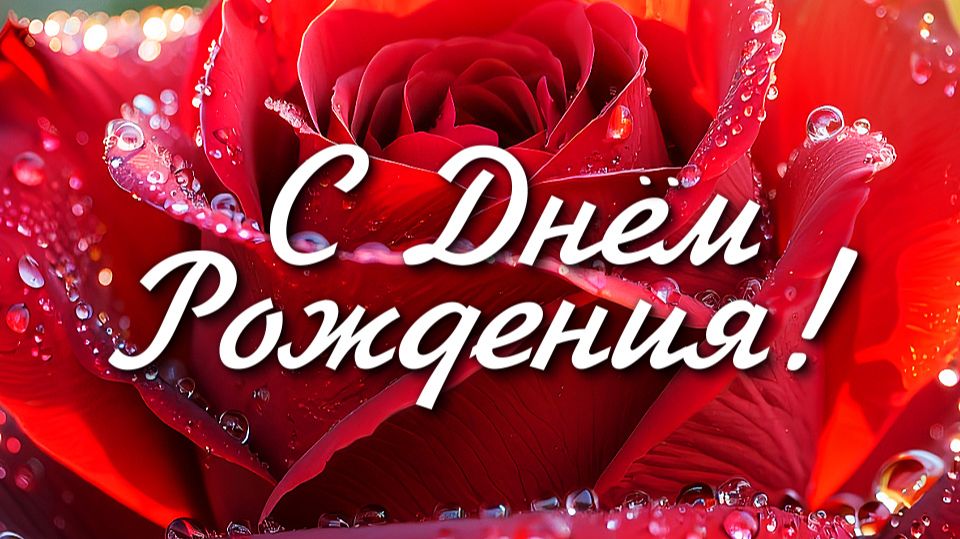 Поздравление с Днём Рождения! Красивейшее поздравление!