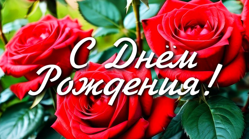 СУПЕР Красивое Поздравление с ДНЕМ РОЖДЕНИЯ! Яркая Музыкальная Открытка с Днем Рождения