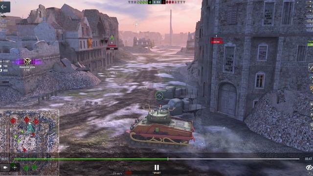 WoT Blitz И немножечко новогоднего настроения вам в ленту) Рудольф на Химмельсдорфе. #14