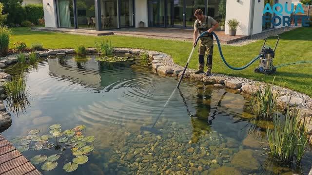 Водный пылесос для пруда Pro, мощность 1800 Вт,  глубина всасывания 2,5 м (Aquaforte)