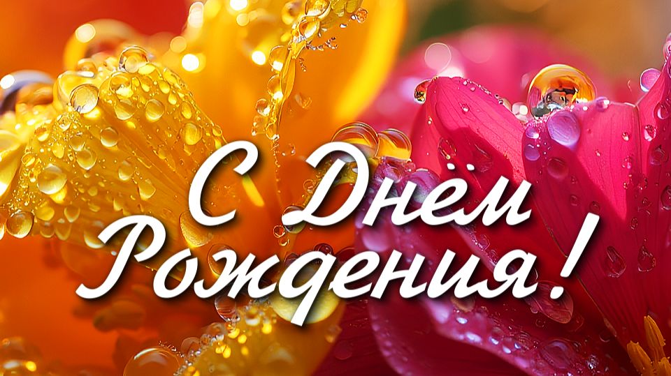 Красивое поздравление С Днем Рождения! Красивые пожелания под веселую музыку на день рождения!