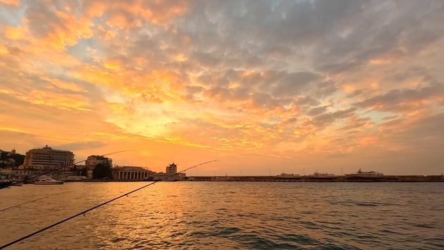 Утро .Море Рассвет. Суланжа. Ялта