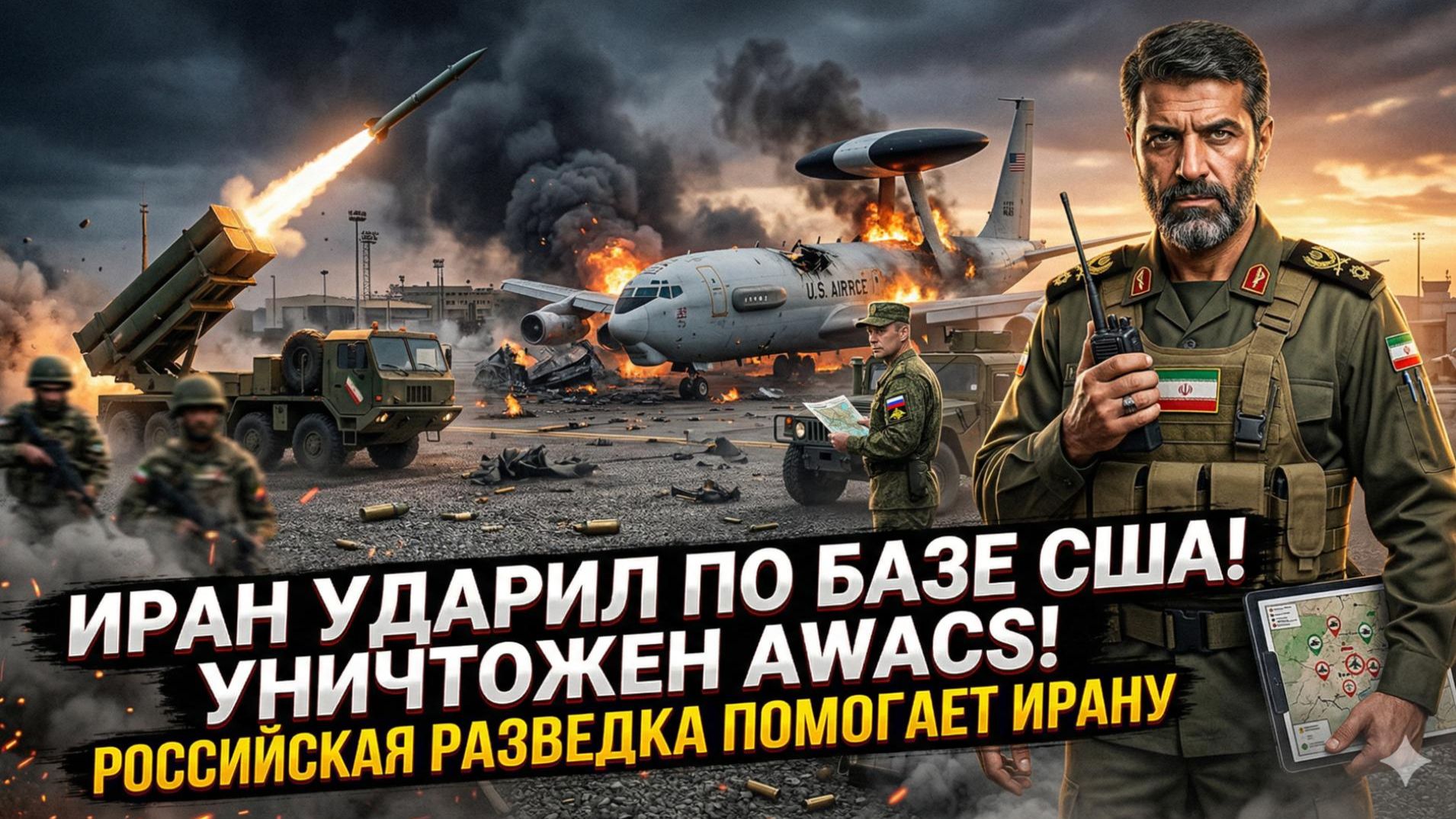⚡️Меркурис | Иран разнес базу США и сбил AWACS! Россия в деле?