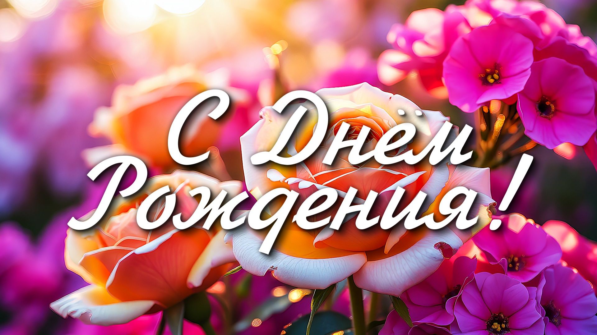 Красивое поздравление С Днем Рождения! Красивые пожелания под веселую музыку на день рождения!