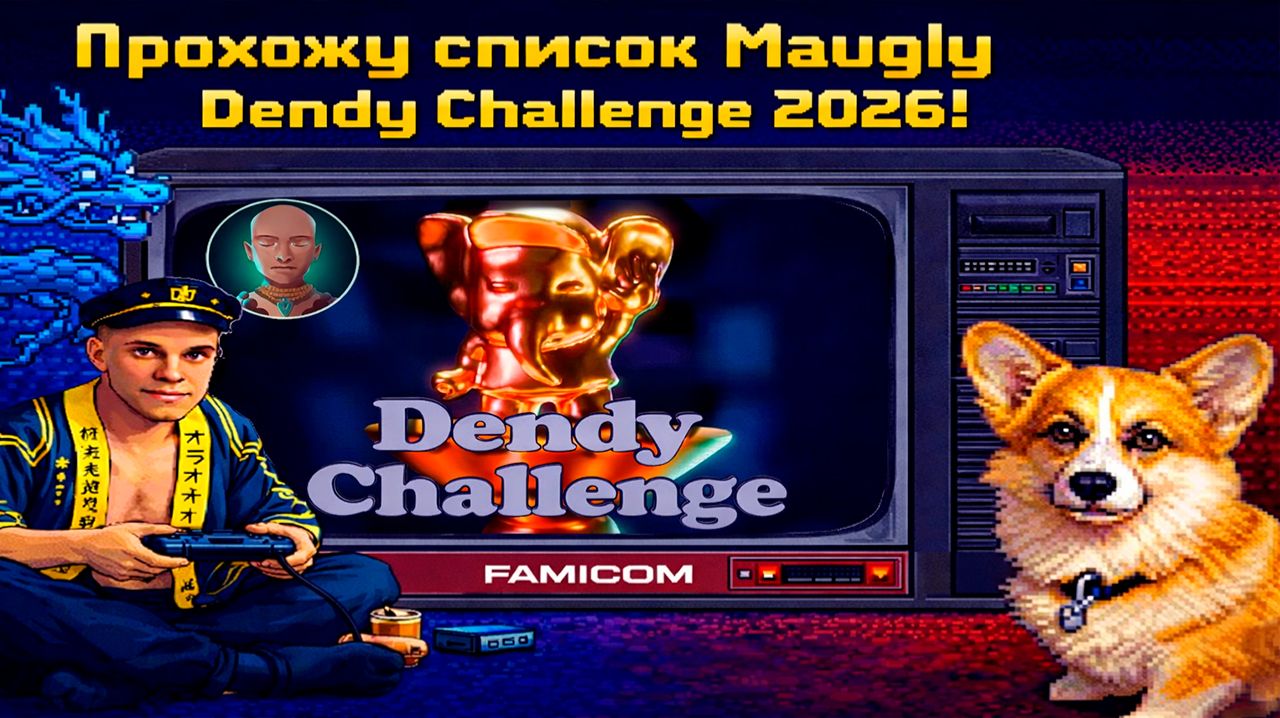 ▷Прохожу Dendy Challenge 2026 список @Maugly◁