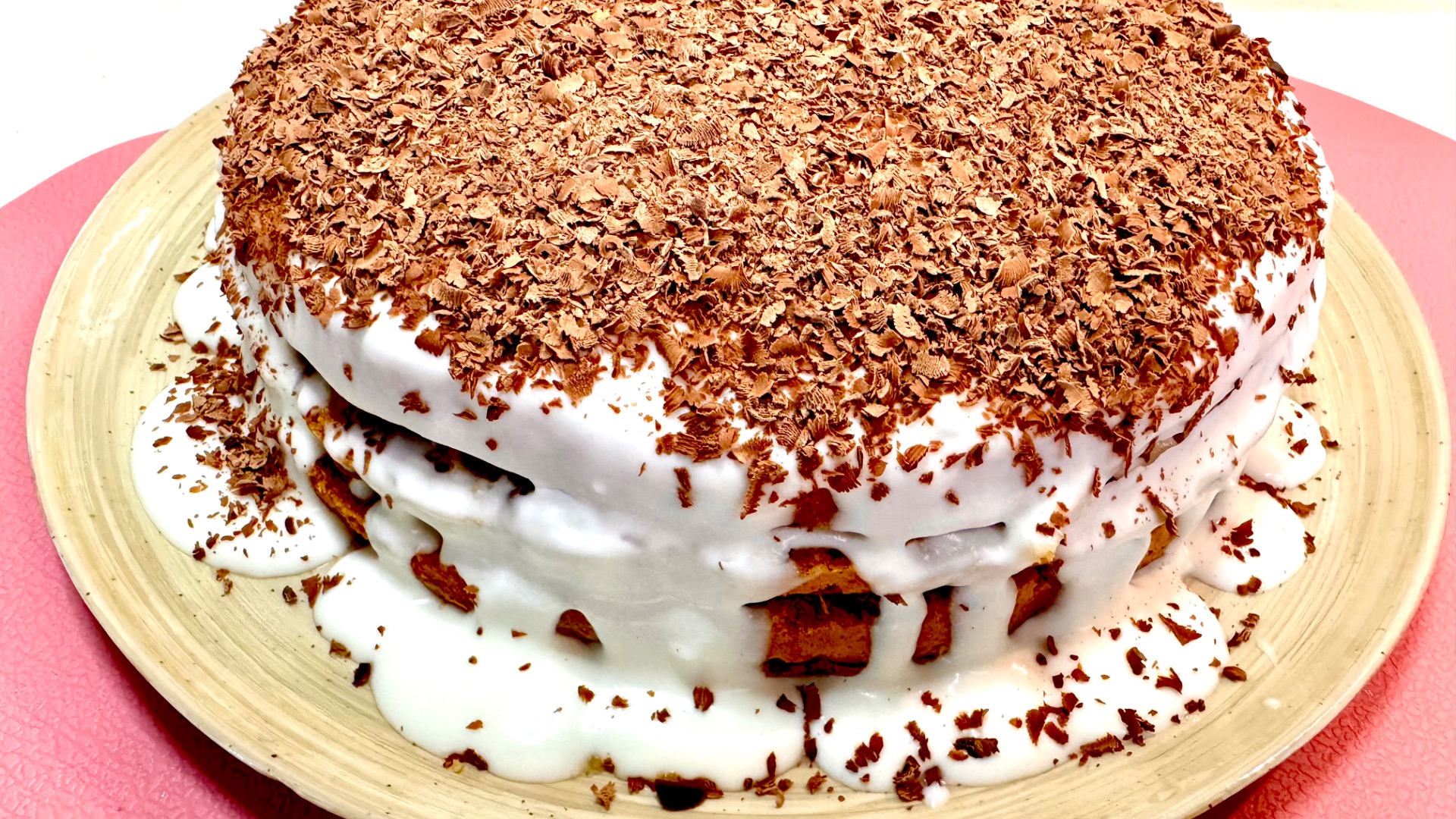 Бисквитный торт «Неженка»!