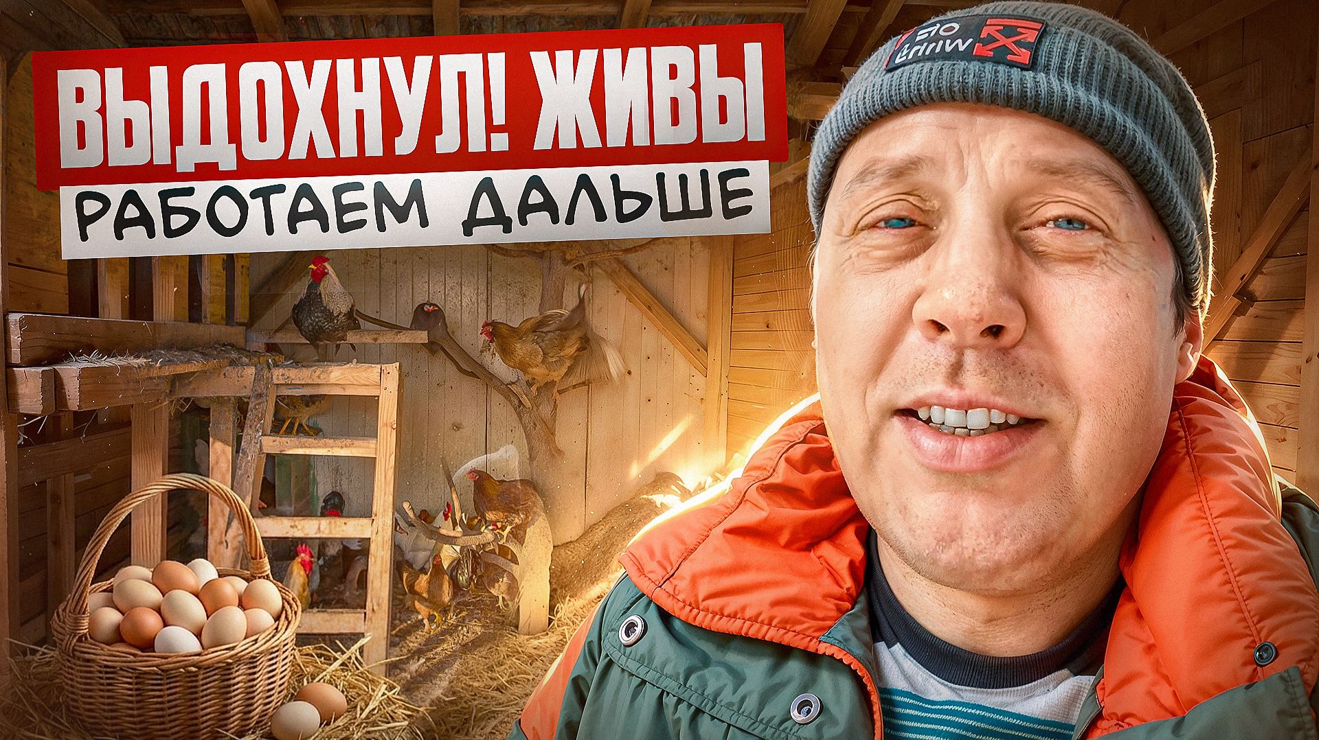 Как я чуть не заморозил дом, объезжал коня и купил лестницу| Влог из деревни