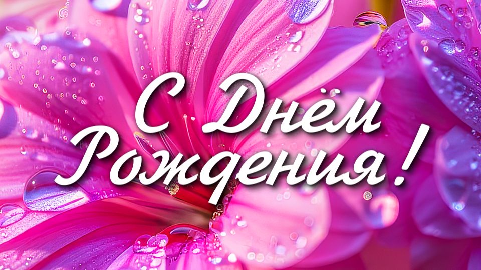 Красивое поздравление С Днем Рождения! Красивые пожелания под веселую музыку на день рождения!