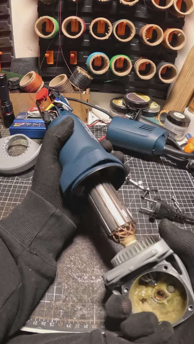 Разбираем ушм ЭНГЕЛЬС!! КАЧЕСТВО ПОРАЖАЕТ!! Часть 2.