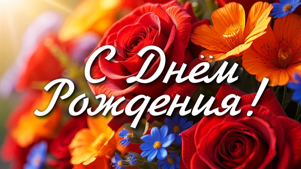 Красивое поздравление С Днем Рождения! Красивые пожелания  на день рождения!