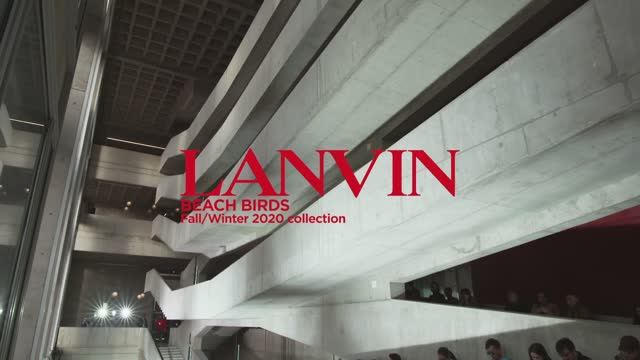 Показ коллекции Lanvin осень-зима 2020-2021