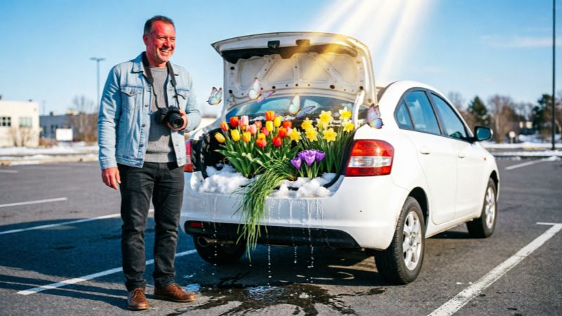 Привез весну в багажнике. Проект «Дротим МиМО» стартовал! Дом заброшен, идея нет – надеюсь доехать.