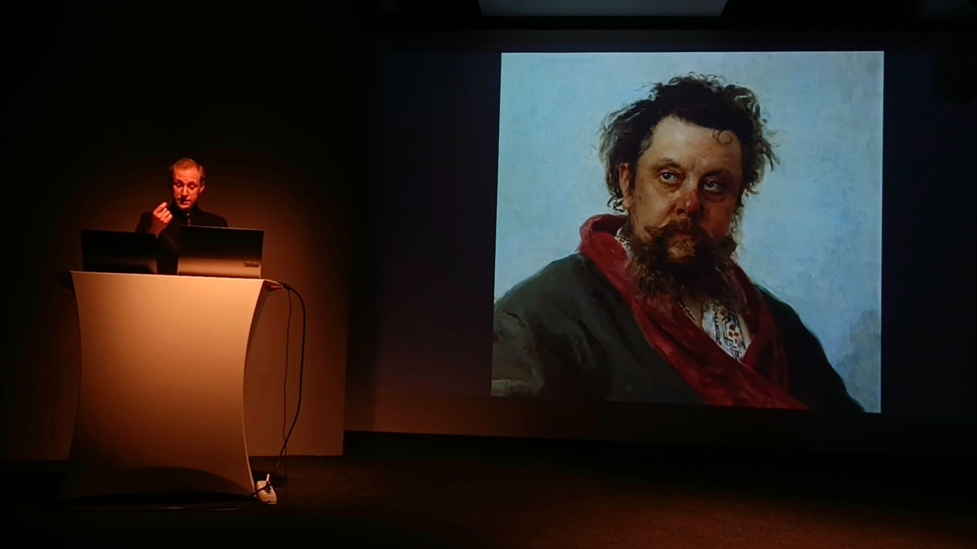 Музыковед Даниил Топилин - фрагмент лекции о М.П. Мусоргском (1)