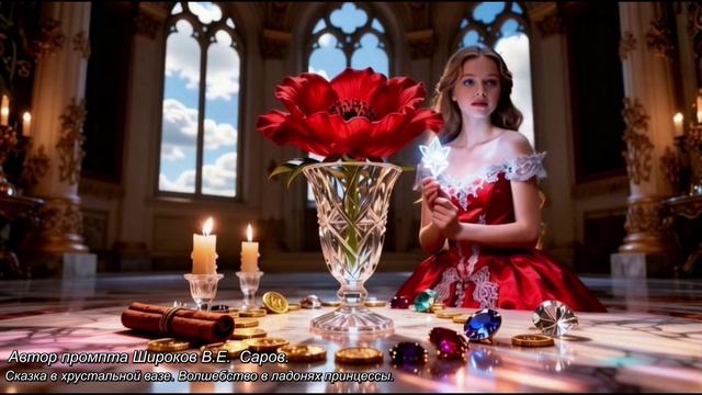 Сказка в хрустальной вазе. Волшебство в ладонях принцессы.