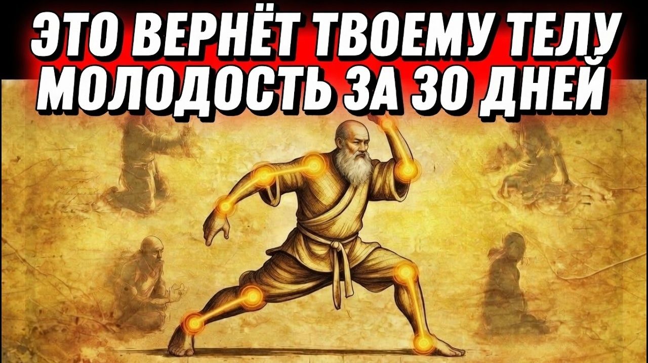Древний ритуал монахов который возвращает молодость суставам