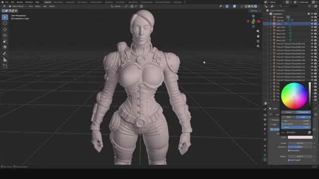 Лепка в Blender