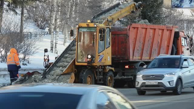 Добыча снега