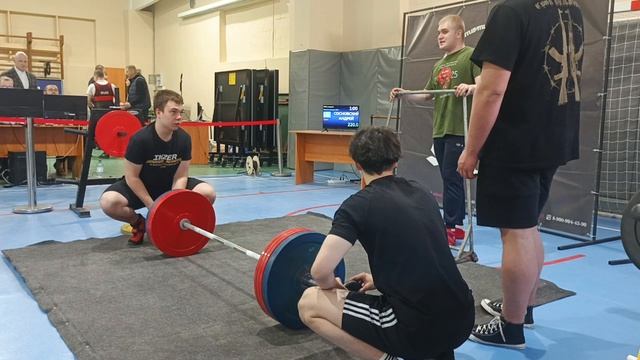 Становая тяга. 1 группа 2 потока- Кубок Псковской  митрополии по пауэрлифтингу 28 марта 2026