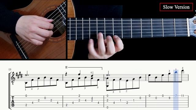 CAVATINA на Гитаре. Уроки гитары. Ноты и табы для Гитары Sky Guitar