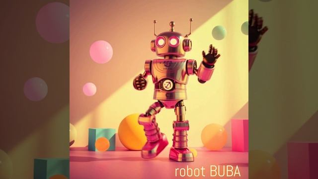 Я робот Буба раз два три... детская песенка