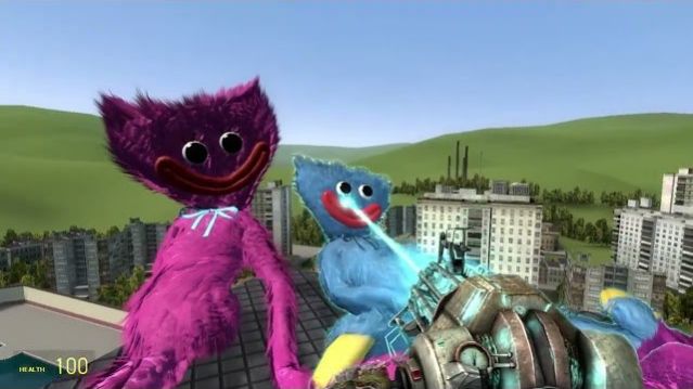 ХАГГИ ВАГГИ И ДРУЗЬЯ ЗАСТРЯЛИ В ПОСТРОЙКЕ!!! POPPY PLAYTIME G MOD! РЕАКЦИЯ