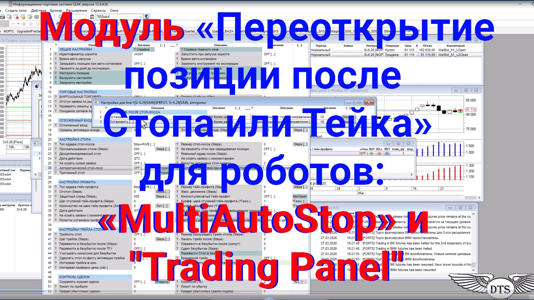 Модуль «ПЕРЕОТКРЫТИЕ ПОЗИЦИИ ПОСЛЕ Стопа или Тейка»