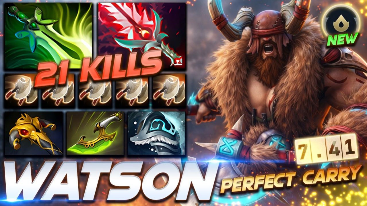 [7.41] Watson Бистмастер - Идеальный керри — профессиональный геймплей в Dota 2 [Смотри и учись]